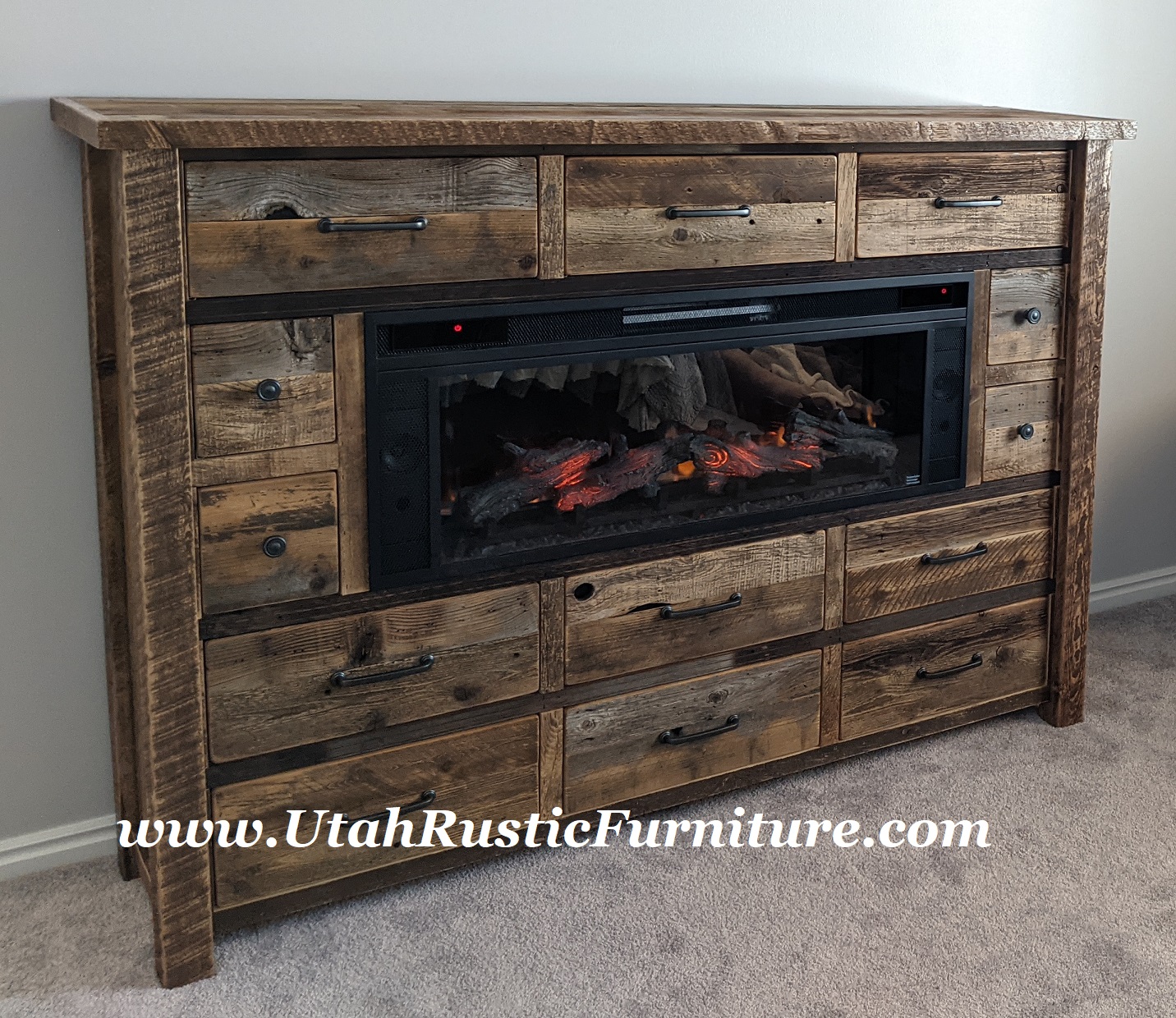 Custom Western Plains Fireplace Unit $349 9