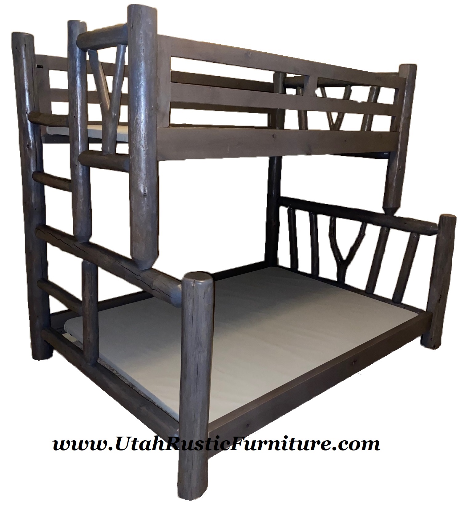 Bradley's Furniture Etc. - Rustic Log and Barnwood Bunk Beds